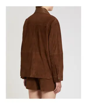 Marella Classic Long-sleeve Leather Jacket