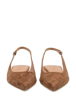 AeydĒ Squaretoe Suede Flats
