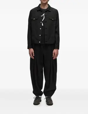 Comme Des Garçons Button-fastening Collared Jacket
