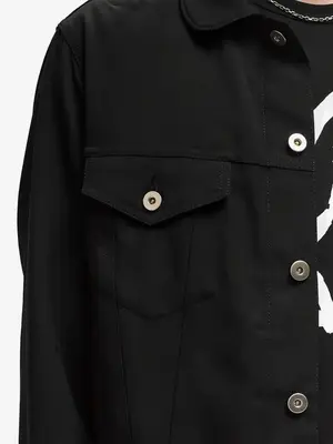 Comme Des Garçons Button-fastening Collared Jacket