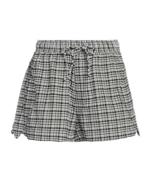 GANNI Plaid Shorts