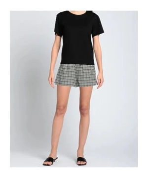 GANNI Plaid Shorts