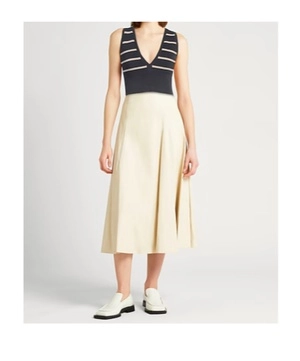 Brunello Cucinelli Striped Knit Crop Top