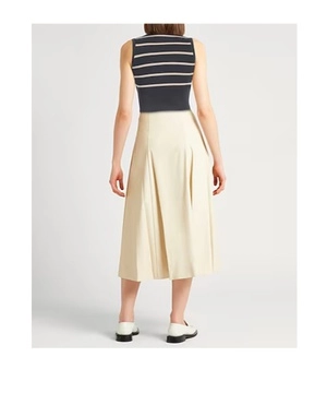 Brunello Cucinelli Striped Knit Crop Top
