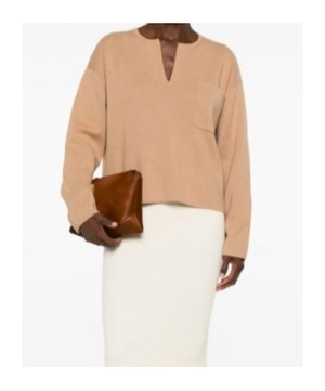 Max Mara Long-sleeve Knit Top - Nude