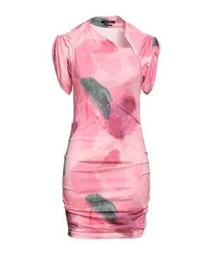 Isabel Marant Étoile Floral Short Sleeve Dress - Pink