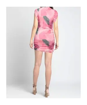 Isabel Marant Étoile Floral Short Sleeve Dress - Pink