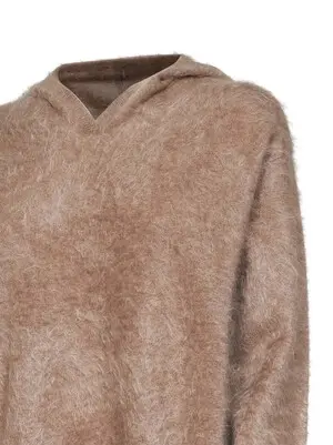 Max Mara Long-sleeved Hooded Knitwear