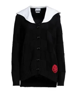 GANNI Long Sleeve Button-up Cardigan