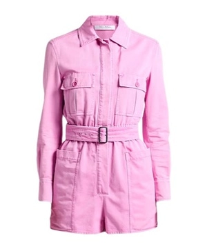 Max Mara Long-sleeved Jumpsuit - Pink