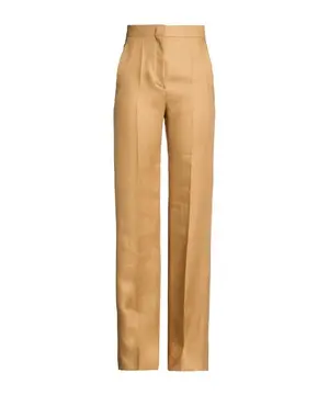 Max Mara Linen Wide-leg Pants - Nude