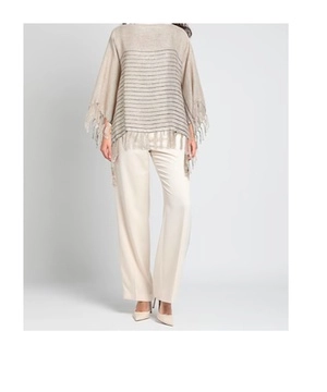Brunello Cucinelli Striped Tassel Shawl