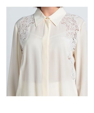 Chloé Lace Shirts Blouses