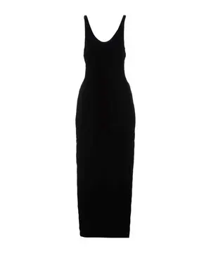 Saint Laurent Strappy Velvet Dress