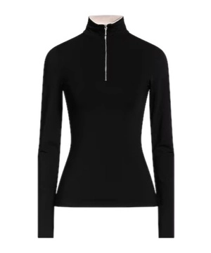 Tory Burch Quarter Zip Long Sleeve T-shirt