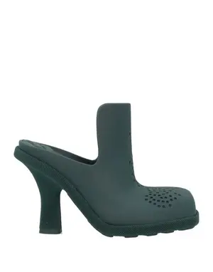 Burberry Simple Rubber Mules - Green
