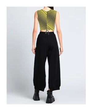 GANNI Polka-dot Crop Top