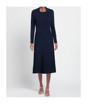 Tory Burch Knitted Long Sleeve Dress