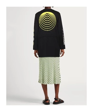 GANNI Printed Long-sleeve T-shirt
