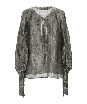 Saint Laurent Tie Front Blouse