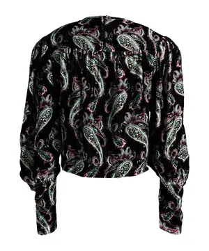Isabel Marant Étoile Paisley-patterned Velvet Top