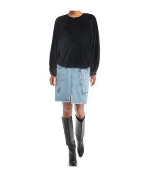 Isabel Marant Étoile Velvet Long-sleeved Top