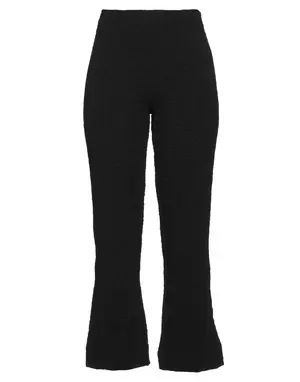 GANNI Solid Color Straight-leg Pants