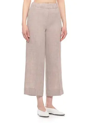 D.exterior Cropped Wide-leg Pants
