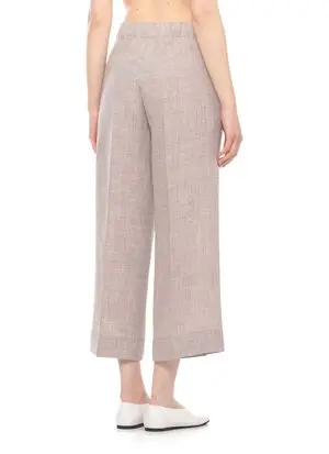 D.exterior Cropped Wide-leg Pants