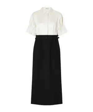 Simkhai Widecuff Shortsleeve Dress
