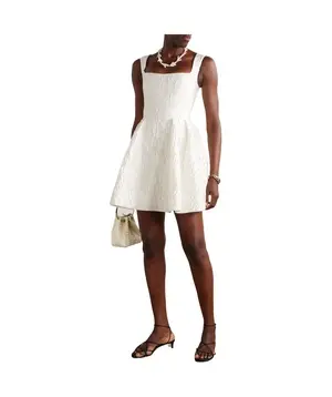 Rebecca Vallance Vanilla Dreams Square-neck Mini Dress - White