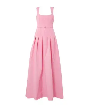 Rebecca Vallance Pleated Taffeta Gown
