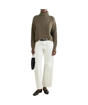 Le Kasha Oversized Turtleneck Knit Sweater