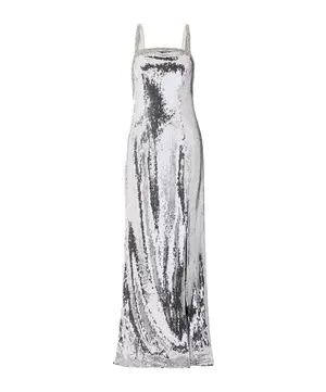 Rebecca Vallance Olympia Crystal-embellished Sequined Mesh Gown