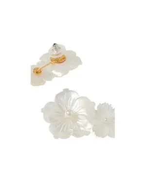 JENNIFER BEHR Gold-plated Silver Pearl Earrings