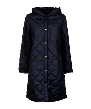 Woolrich Buttoned Hooded Coat