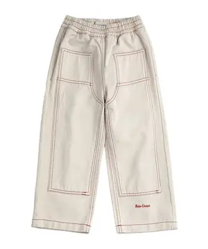 BOBO CHOSES Contrast Stitch Twill Pants