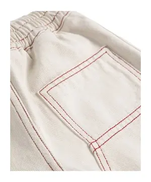 BOBO CHOSES Contrast Stitch Twill Pants