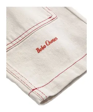 BOBO CHOSES Contrast Stitch Twill Pants