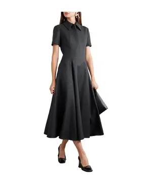 EMILIA WICKSTEAD Plaid Waistcinched Dress
