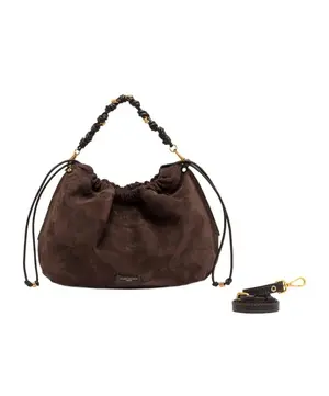 GIANNI CHIARINI Morgana Knotted Handle Shoulder Bag