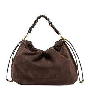 GIANNI CHIARINI Morgana Knotted Handle Shoulder Bag