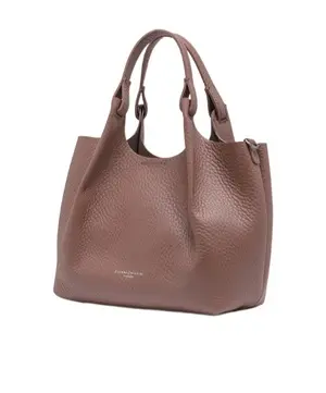 GIANNI CHIARINI Due Logo Stamp Tote Bag