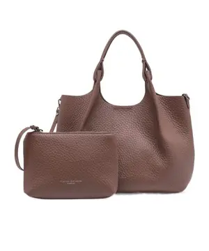 GIANNI CHIARINI Due Logo Stamp Tote Bag