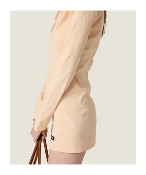 Miu Miu Stretch Poplin Mini-dress - Opal
