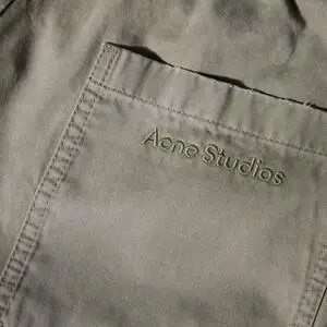 Acne Studios Splattereffect Drawstringwaist Wideleg Trousers