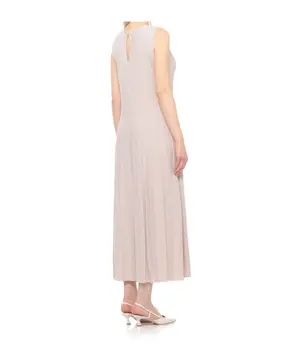 D.exterior Sleeveless Sequinned Knit Dress