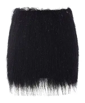 Liu Jo Fringe Mini Skirt - Black
