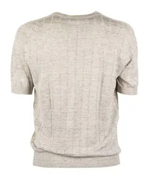 Peserico Ribbed-knit T-shirt