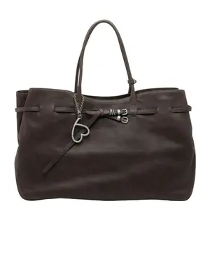 MARGESHERWOOD Grandma Charm Xl Tote Bag - Washed Brown